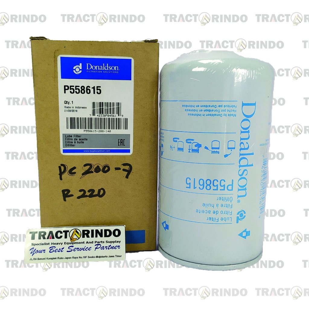 OIL FILTER KOMATSU PC200-7/8 P558615 DONALDSON - Shop PT. Tractorindo ...