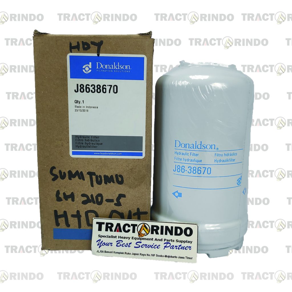 HYDRAULIC OUT FILTER SUMITOMO SH210-5 J8638670 DONALDSON - Shop PT ...